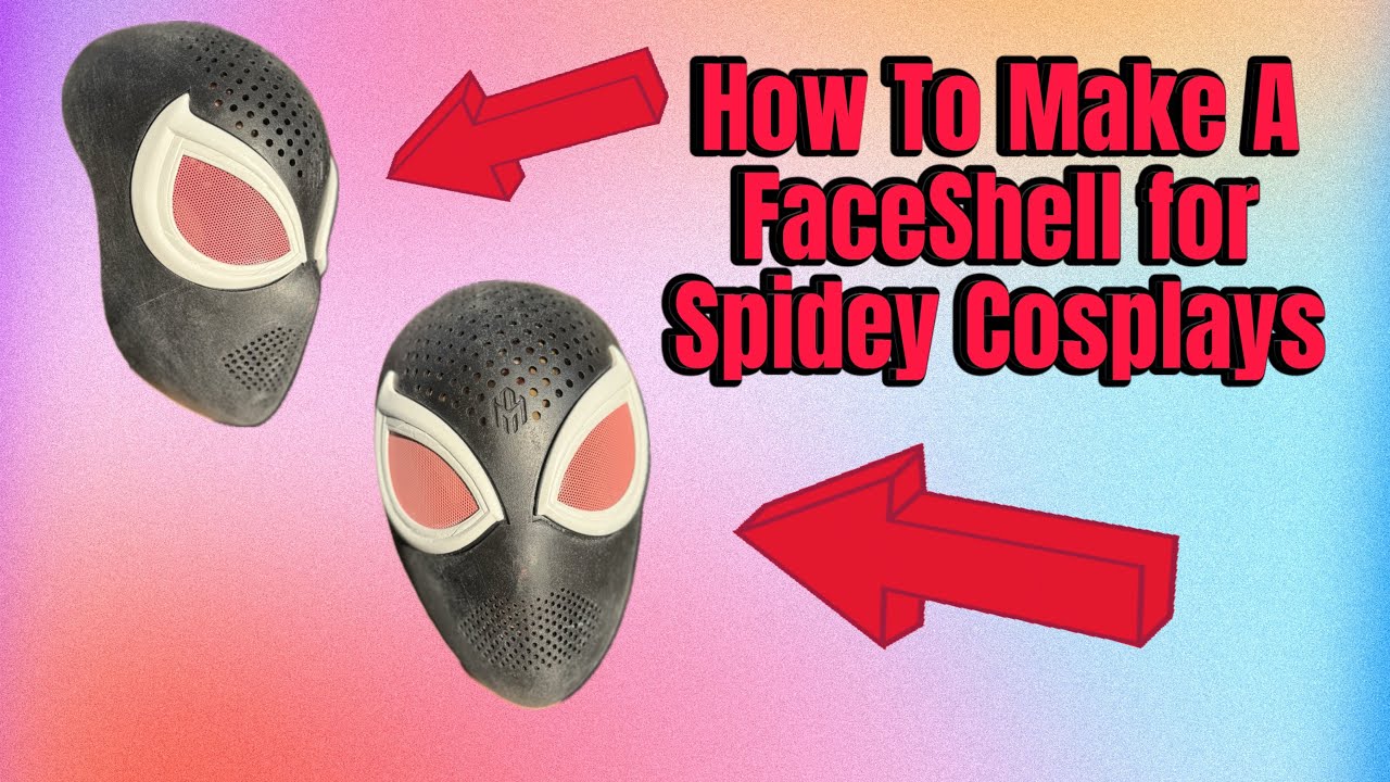 Making A Spidersona Face Shell 🕷️🕸️ - YouTube
