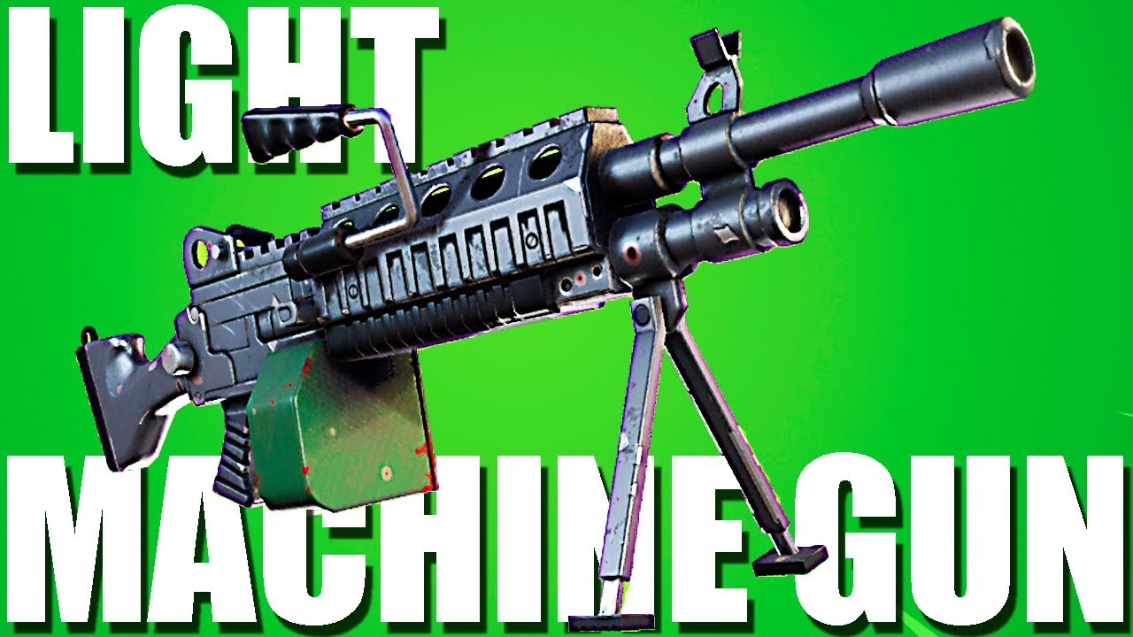 НОВО ОРЪЖИЕ - LIGHT MACHINE GUN | Fortnite - YouTube