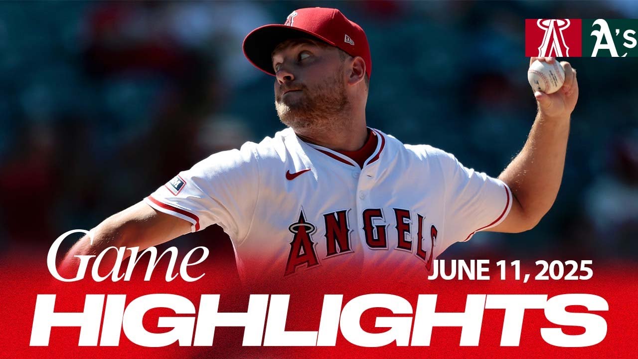 A's vs. Angels Game Highlights (6/11/25) | MLB Highlights - YouTube