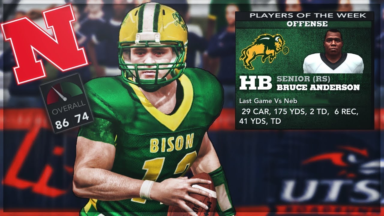 Huge Opening Game vs Nebraska -- MONSTER Performance From RB! | NCAA 14 ...