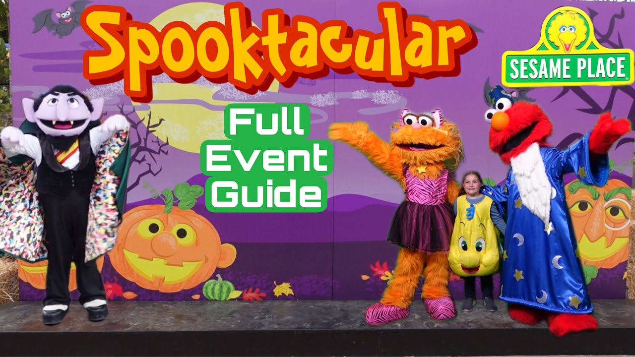 THE COUNT’S HALLOWEEN SPOOKTACULAR || Sesame Place San Diego - YouTube