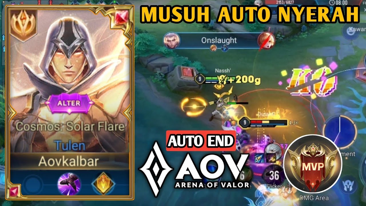 AOV TULEN GAMEPLAY|musuh gak kuat nahan nyerah|RoV|Arena of Valor|Liên Quân Mobile - YouTube