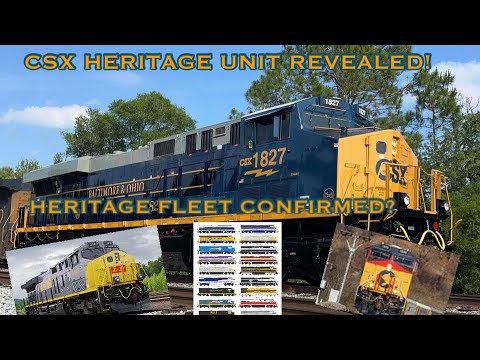CSX HERITAGE UNITS! | My opinions and CSX Heritage Fleet - YouTube