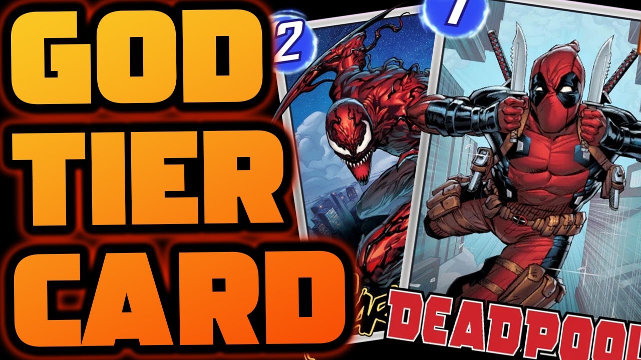 GOD TIER CARD DUO! Marvel Snap CARNAGE And DEADPOOL DECK BUILD - YouTube