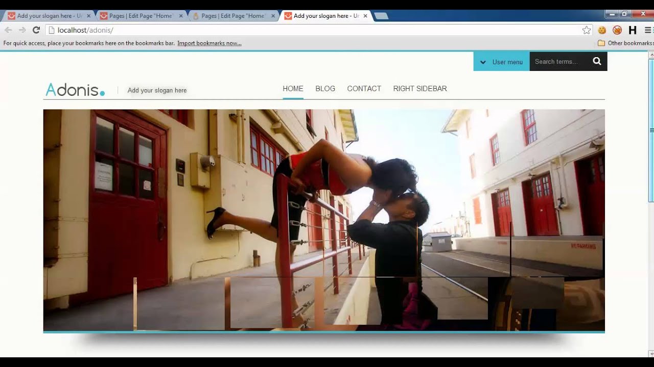 Adonis theme:plugins and widgets - YouTube