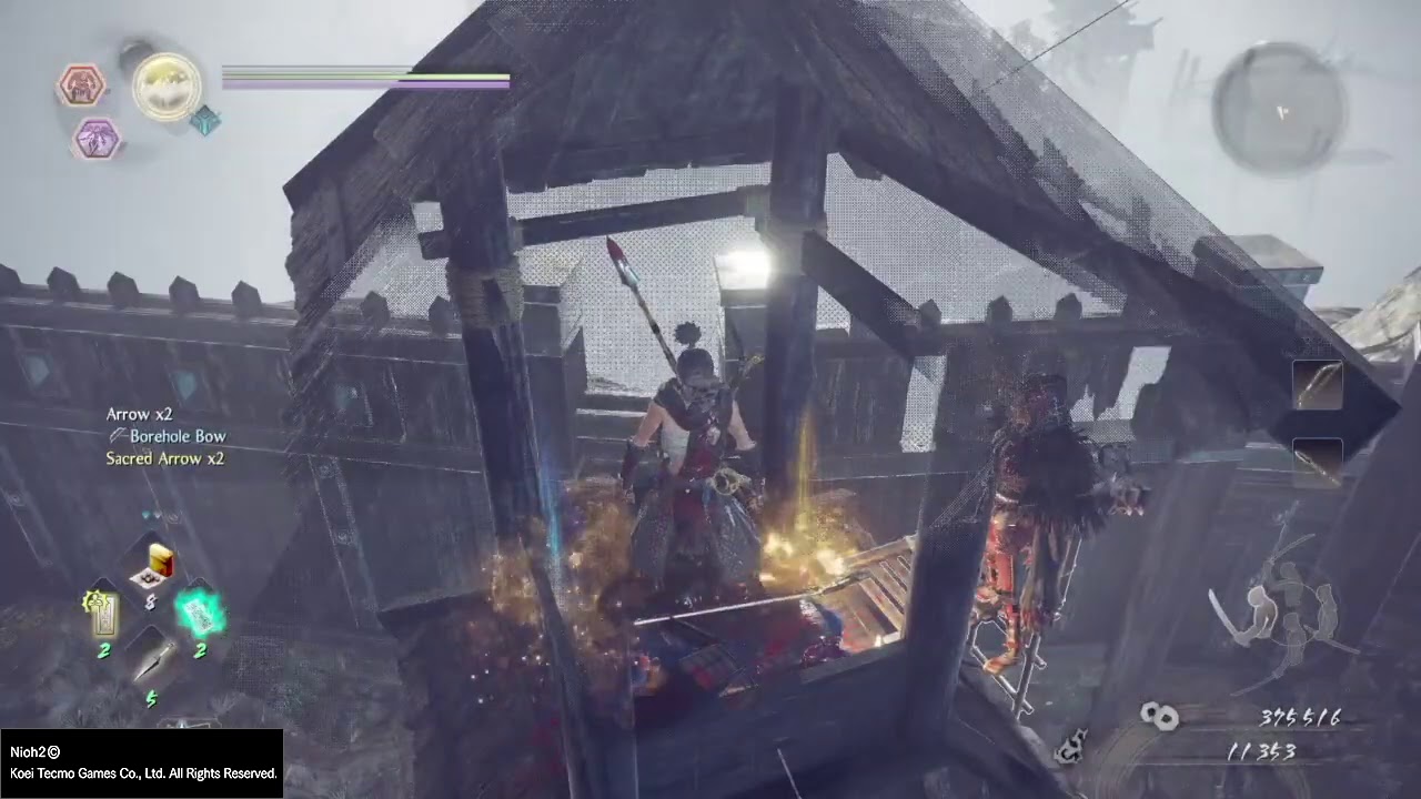 NIOH 2 GAMEPLAY PS4 MAIN MISSION PART 8 BOSS FIGHT MAGARA NAOTAKA - YouTube
