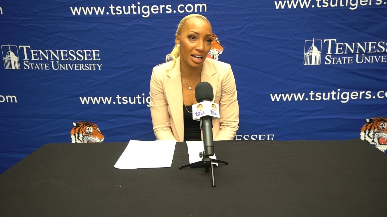 TSU WBB - Post Game vs. South Alabama - Head Coach Jessica Kern - YouTube