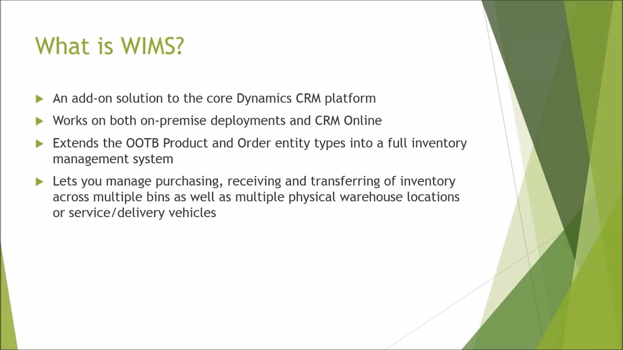 What Is WIMS for CRM? - YouTube