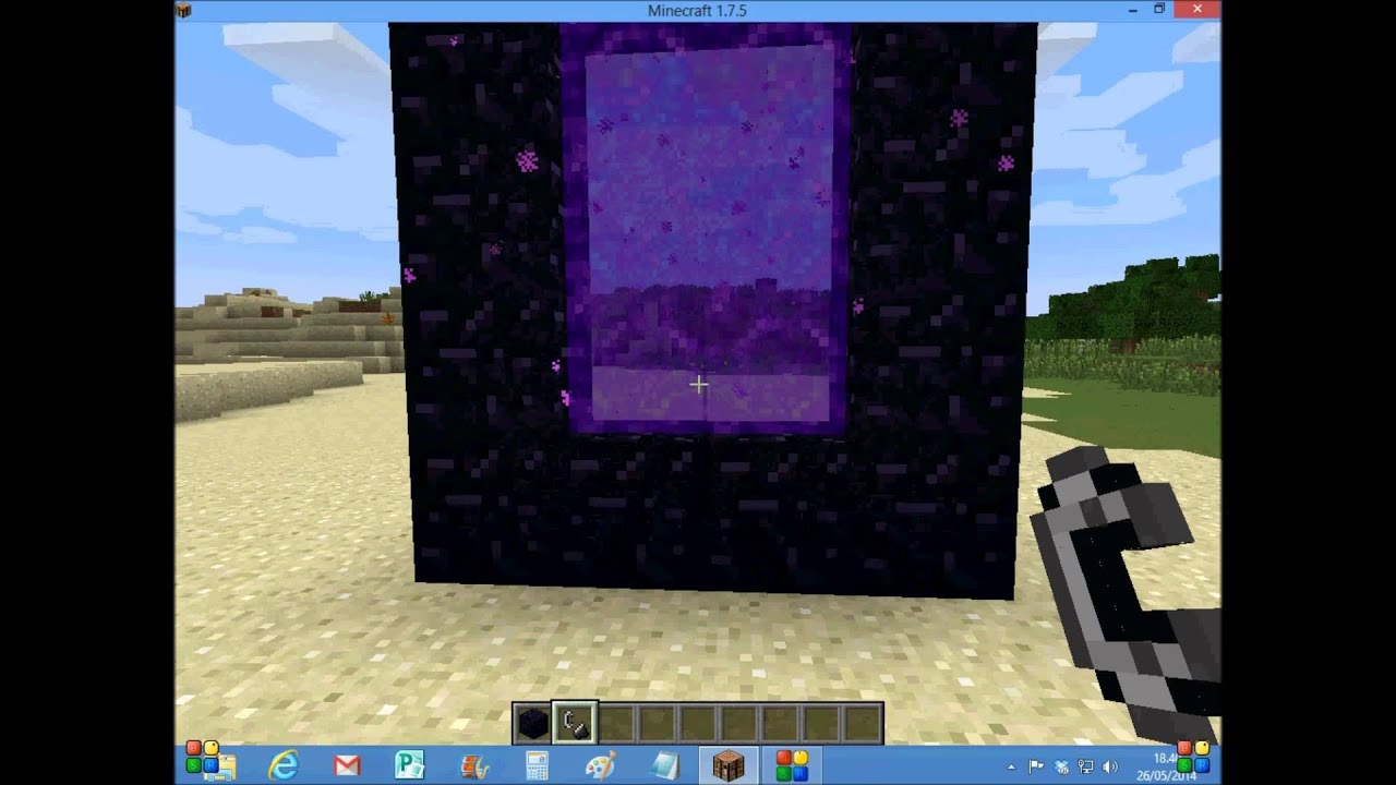 tutorial-Come fare un portale per l'inferno su minecraft - YouTube