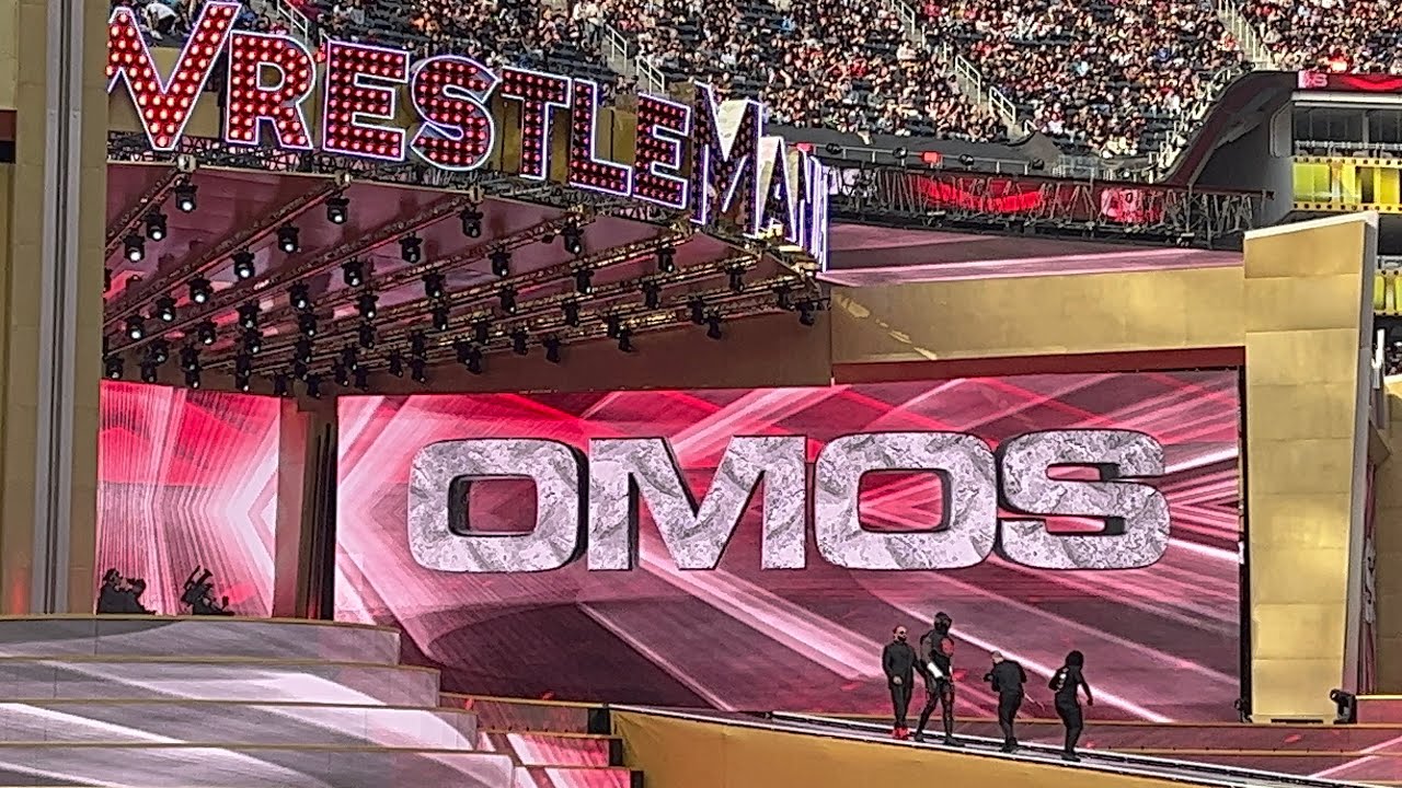 [4K] OMOS with MVP WrestleMania 39 Entrance - YouTube