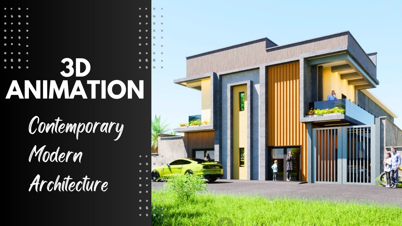 Architectural 3d Animation: Contemporary Modern Architectural Style ...
