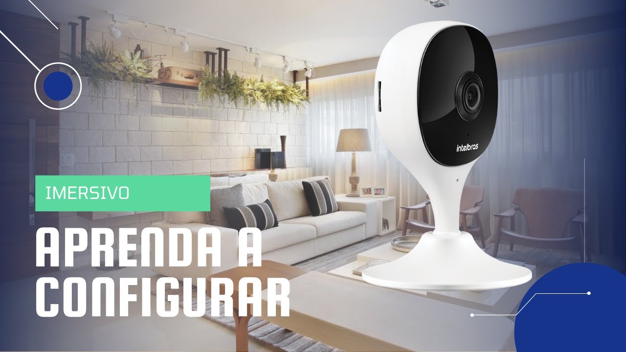 Como configurar a câmera MIBO Intelbras I Aplicativo Mibo Cam - YouTube