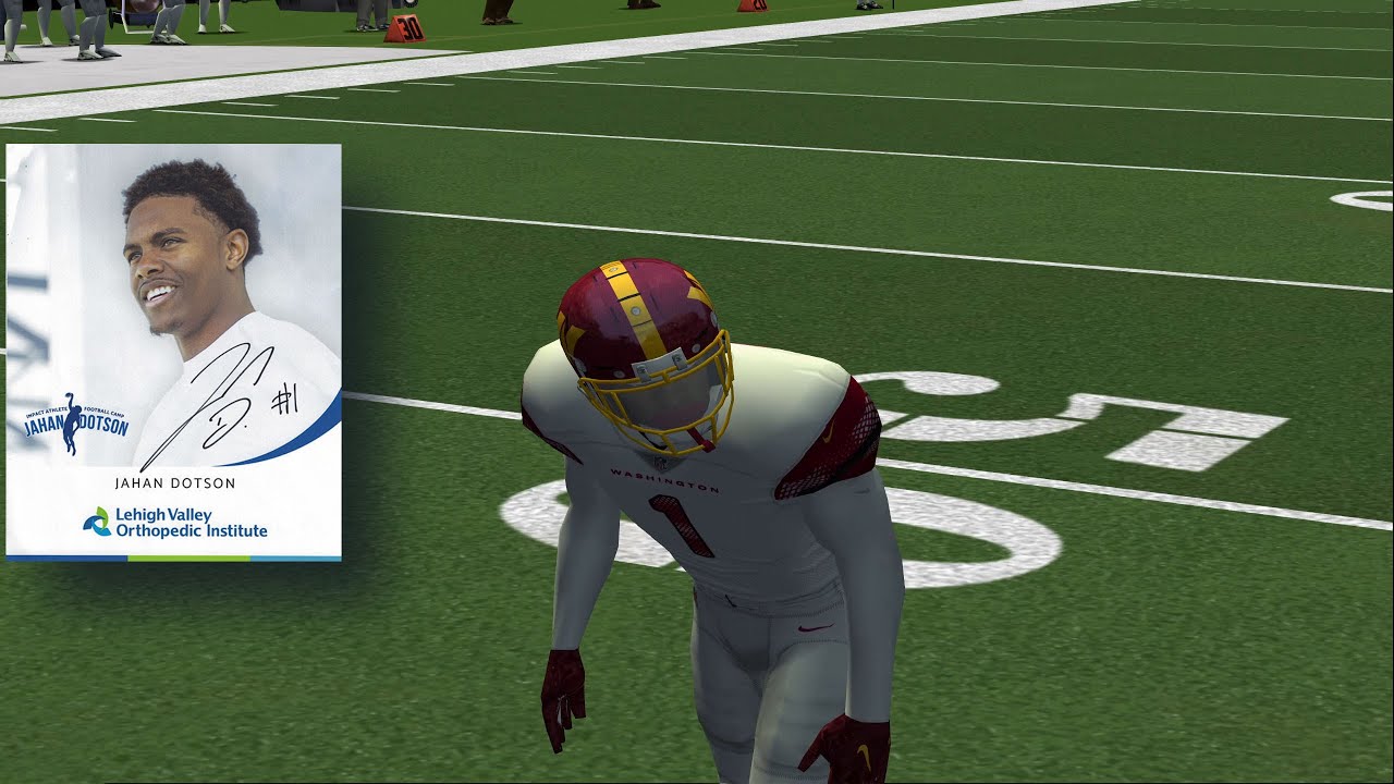 NFL 2K23 - Commanders getting their 1st round rookie in the mix - YouTube