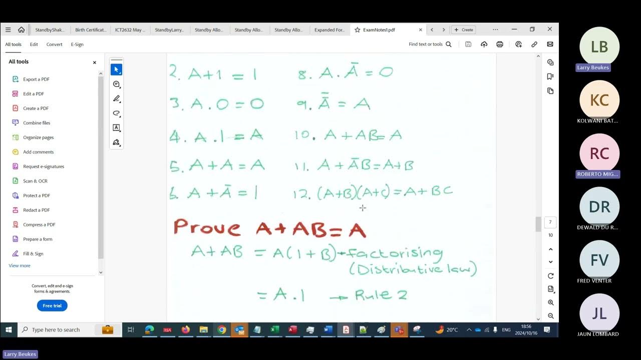 Boolean Algebra - YouTube