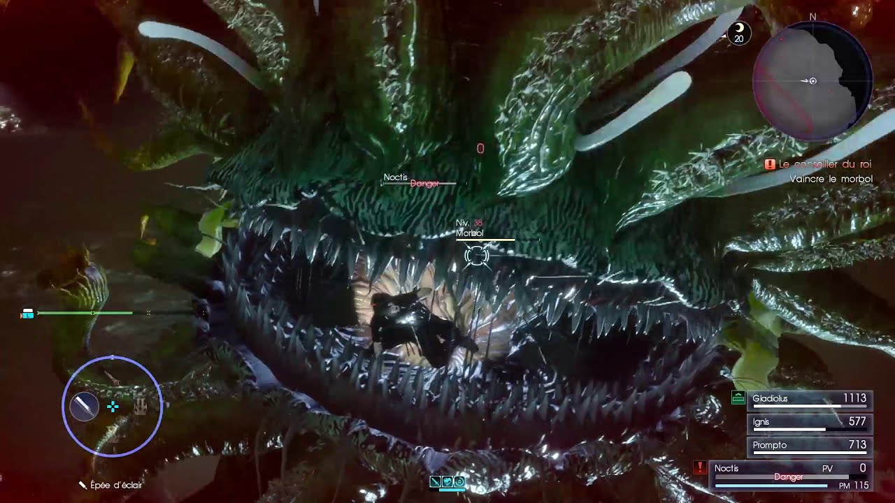 FF15 - Chapitre 10 - Boss Morbol - YouTube