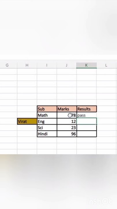 By Using If Formula In Excel If Ifformula Iffunction Excel Exceltips Exceltutorial 1757
