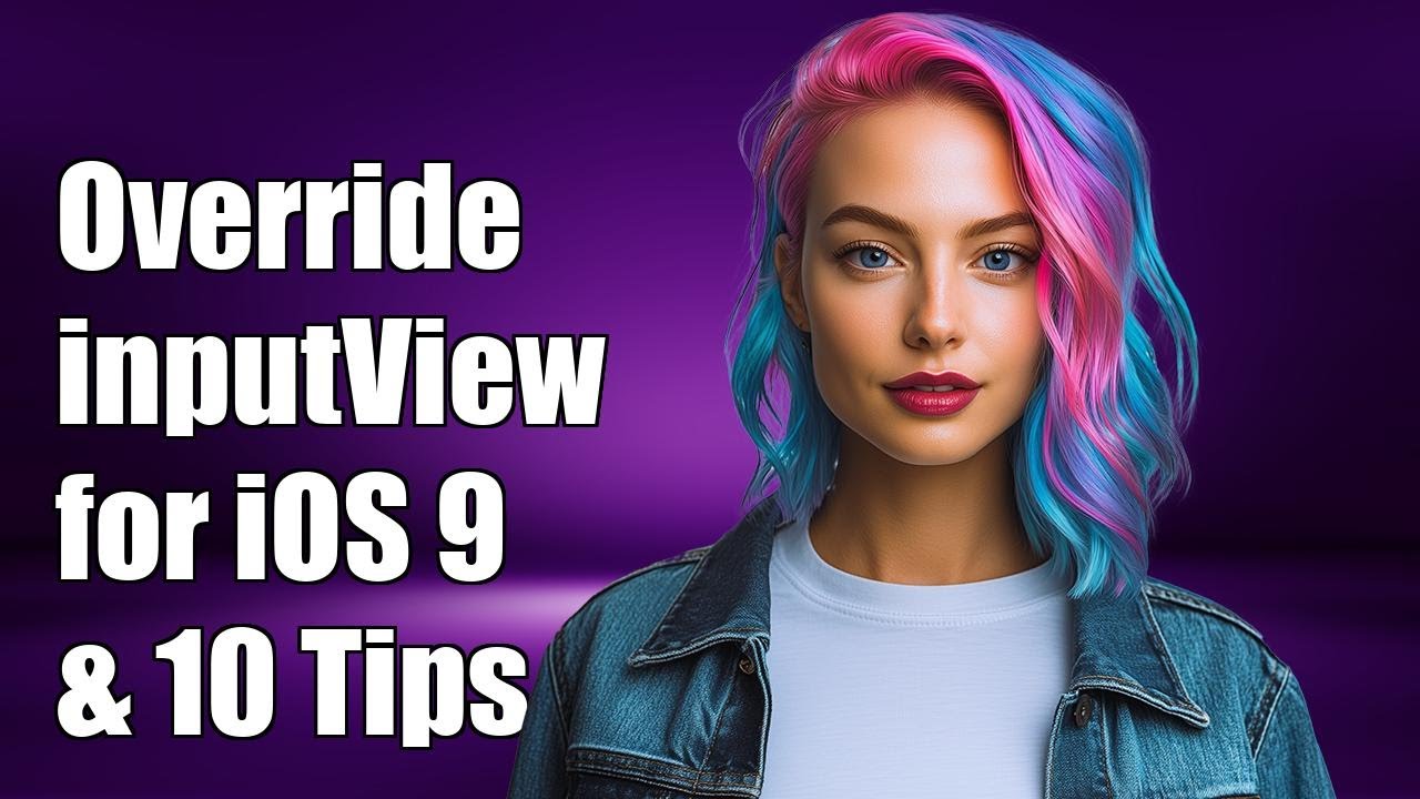 How to Properly Override inputAccessoryViewController for iOS 9 and 10 - YouTube