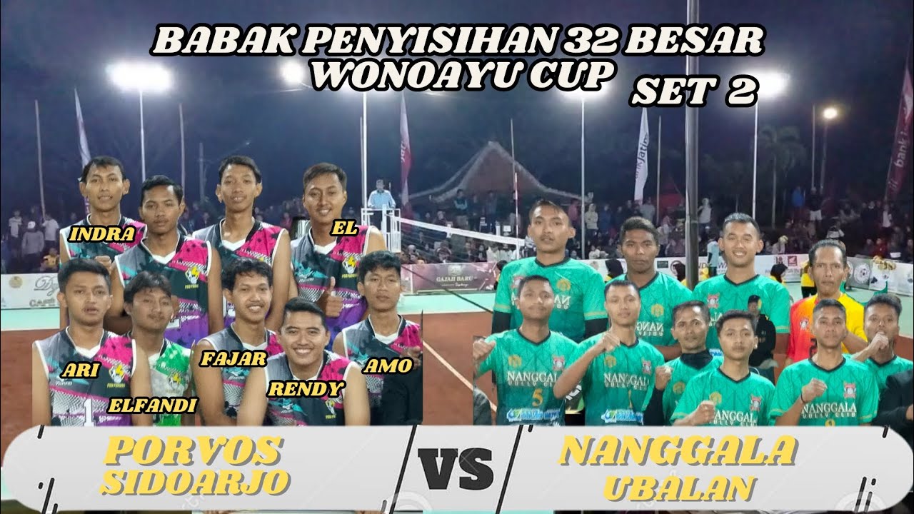 SET 2 PROVOS SIDOARJO VS NANGGALA UBALAN WONOAYU CUP 2023 - YouTube