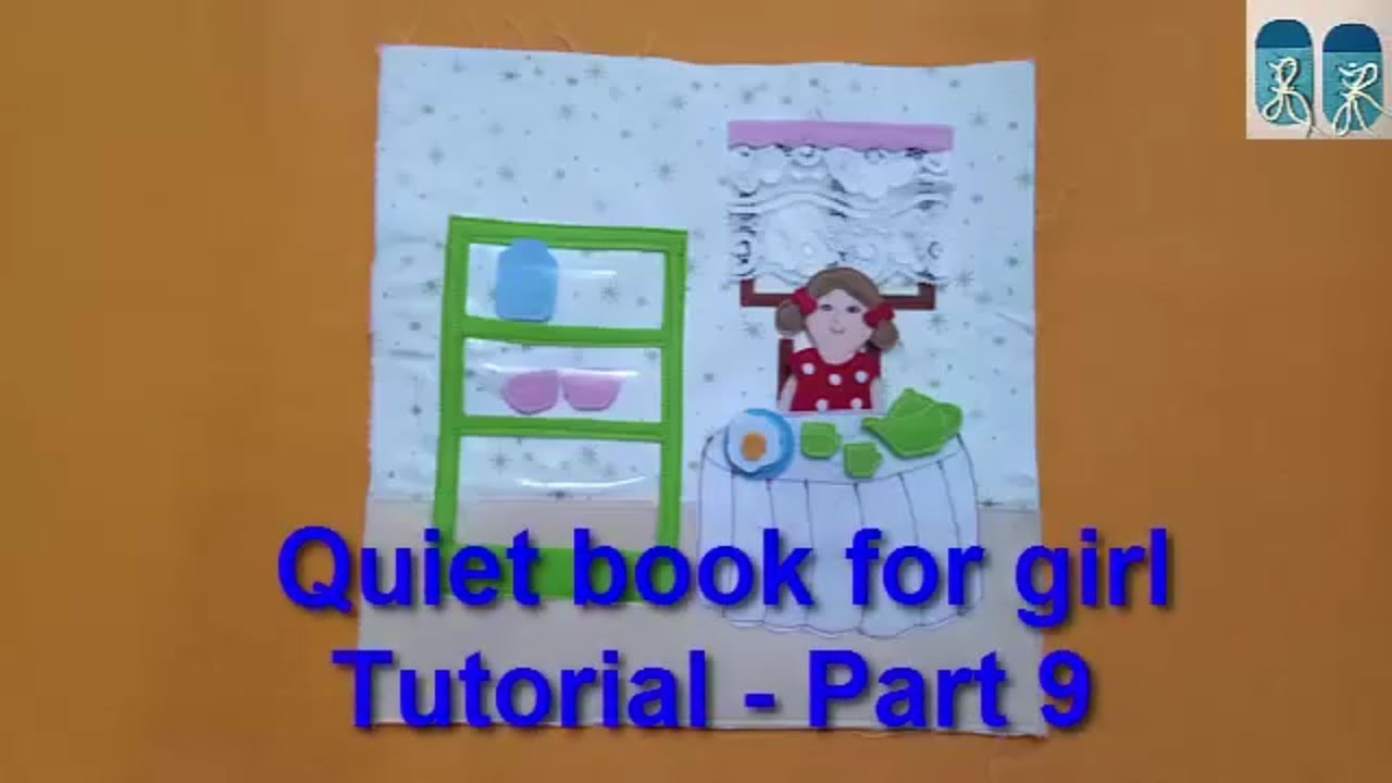 How to make quiet book for girls 09/tutorial activity book, felt book ...