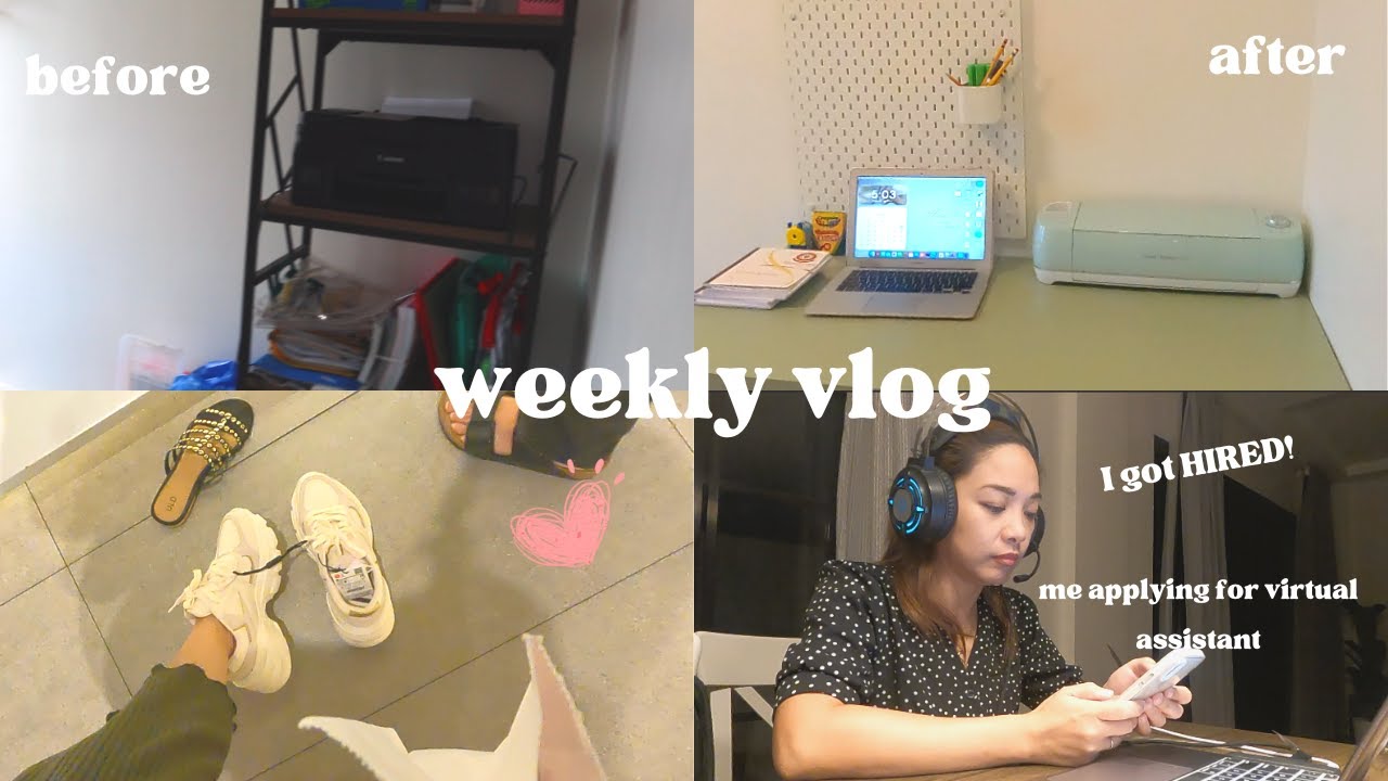 weekly vlog, back to school📕 ikea 🛒 mom's life🙍‍♀️ virtual assistant ...