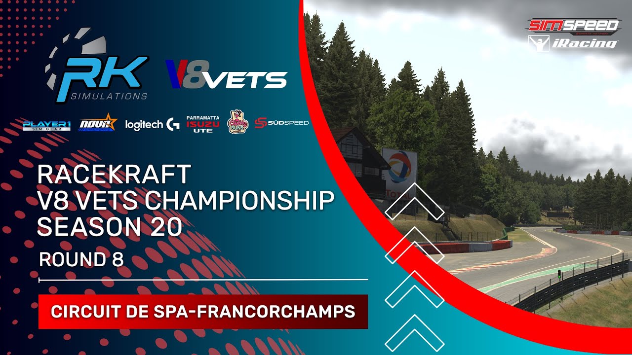 iRacing // RaceKraft V8 Vets Championship // Season 20 // Round 8 at ...