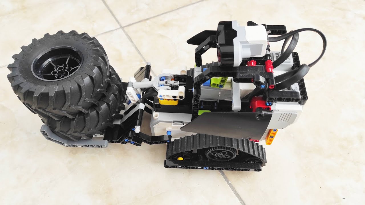 Robot sollevatore Mindstorm Lego EV3 attuatore lineare - YouTube
