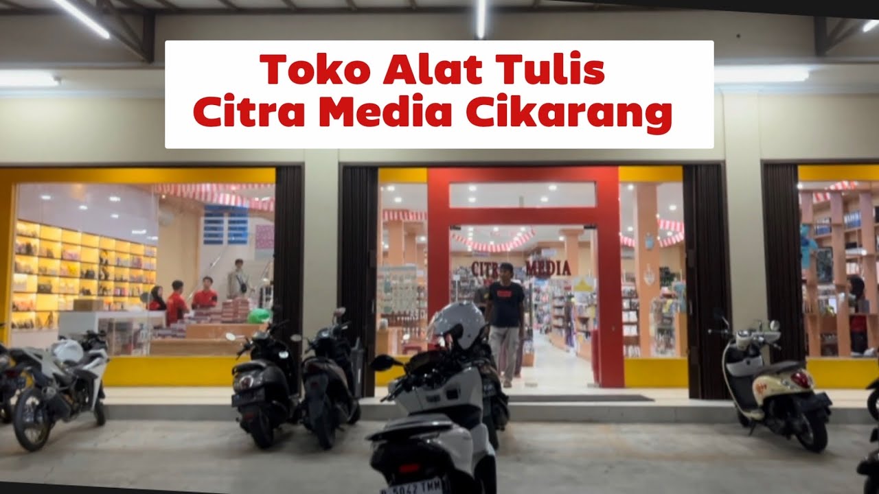 Belanja Alat Tulis Di Citra Media Cikarang - YouTube