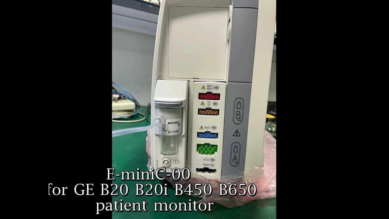 E miniC 00 Module For GE B20 B20i B450 B650 patient monitor - YouTube