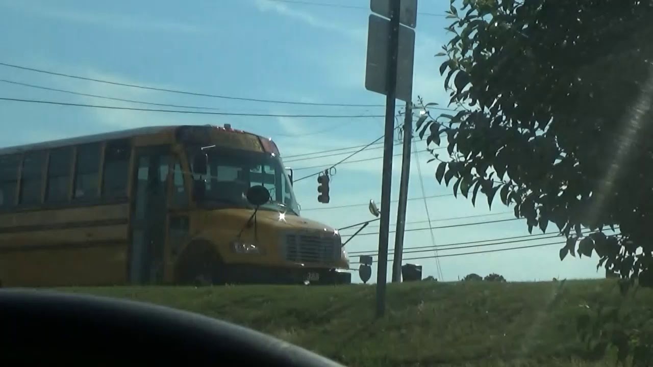 Thomas C2s and Blue Bird Vision Propane - YouTube