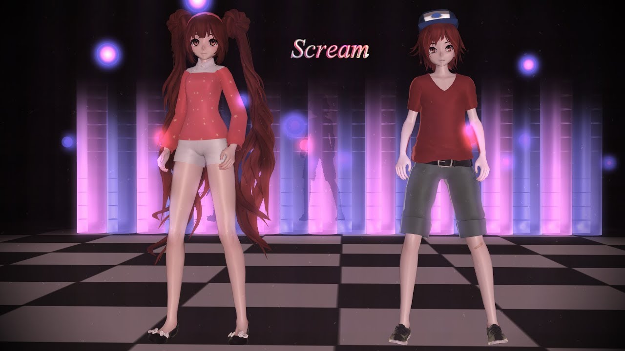 【MMD || Gravity Falls】 Scream 「Dipper x Mabel」 - YouTube