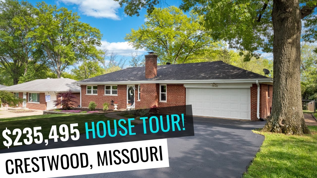 9722 Twincrest Dr, Crestwood 63126- House Tour by Tim Antrobus - YouTube