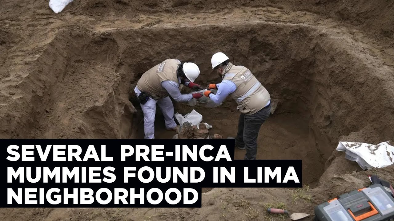 Watch: Several Pre-Inca Mummies Found Near Soccer Field Of Popular ...