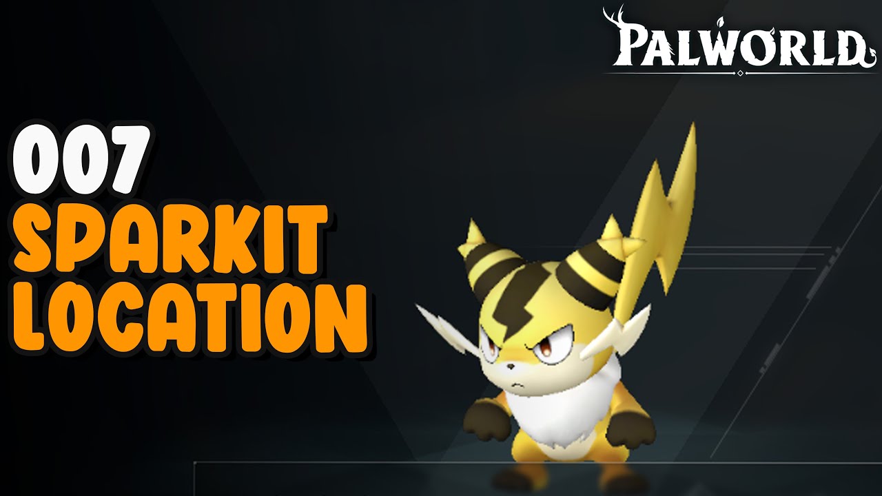 Sparkit Location - Paldeck 007 | Palworld - YouTube