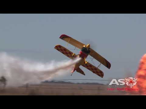 Wall of Fire Yarram  Airshow  2018