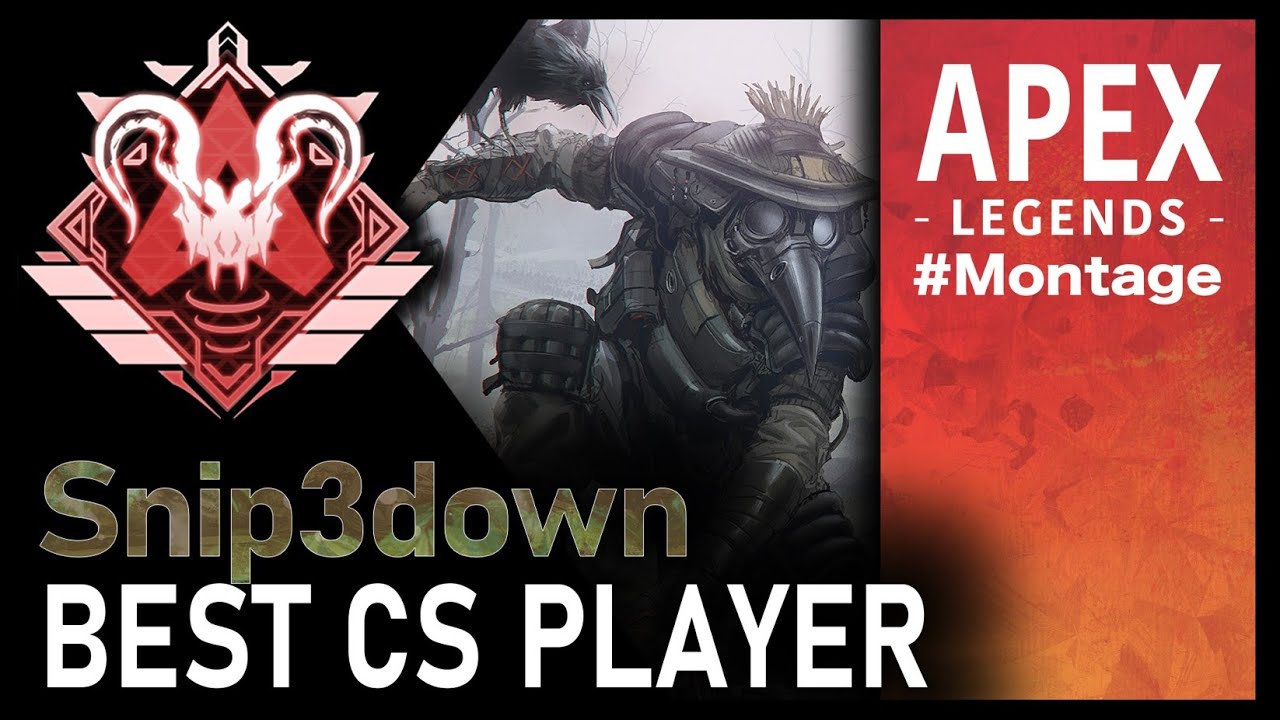 【Apex Legends】GOD CS PLAYER "Snip3down" BEST MONTAGE - YouTube