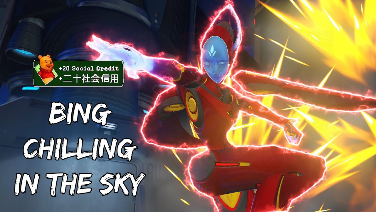 [OVERWATCH] Bing Chilling in The Sky (Echo.exe) - YouTube