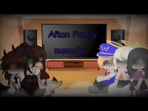 William and Lora's families react to Afton Family memes|Gacha Club|My AU|•Just~Aimee•