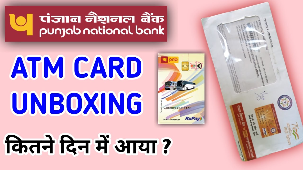 Pnb debit card unboxing | pnb welcome kit unboxing | pnb atm unboxing ...