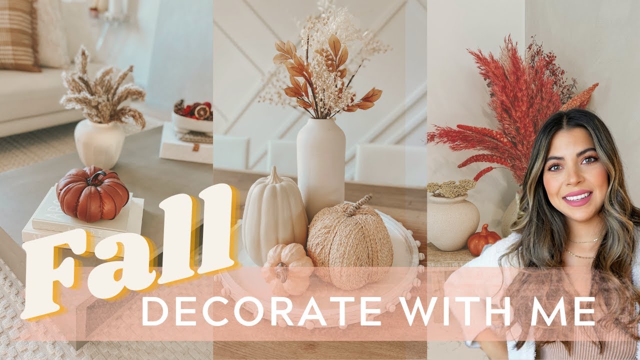 COZY FALL HOME DECOR 🍂| FALL DECORATE WITH ME 2022 - YouTube