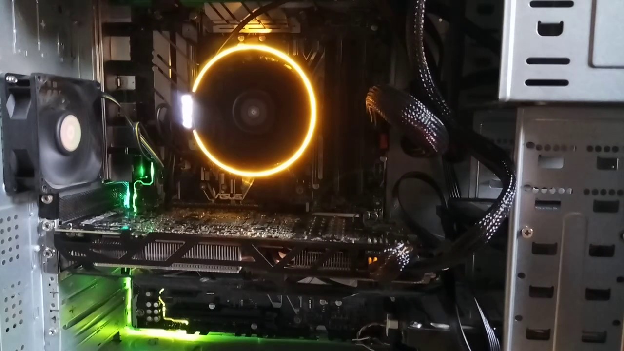 AMD Ryzen 1700 Asus X370 Pro AURA RGB - YouTube