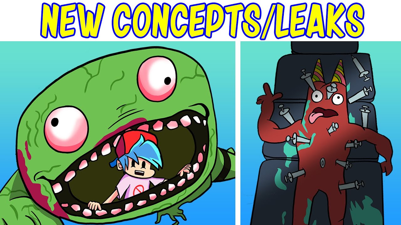 Friday Night Funkin' vs Garten Banban Chapter 4 - New Leaks/Concepts in ...