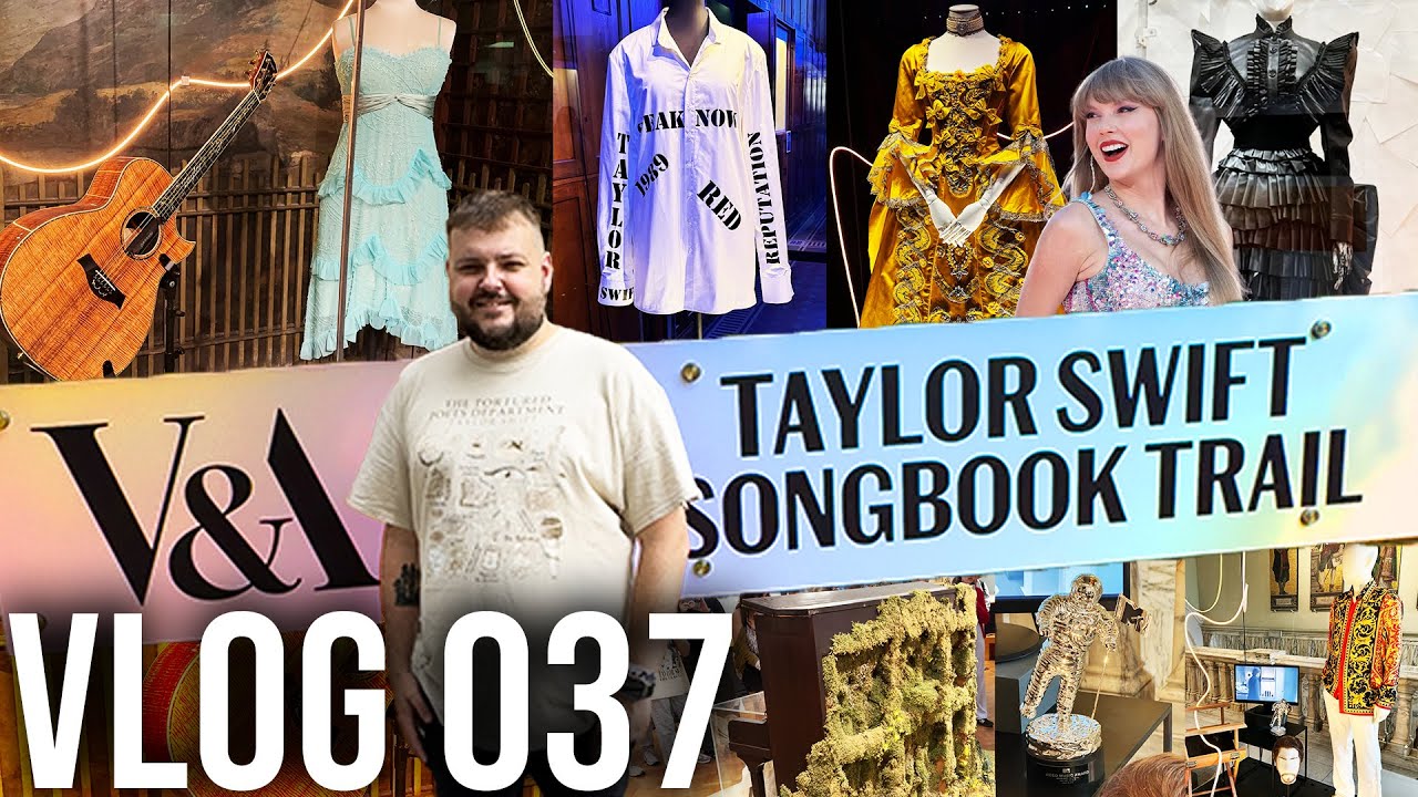 VISITING THE TAYLOR SWIFT SONGBOOK TRAIL AT V&A LONDON MUSEUM!! - YouTube