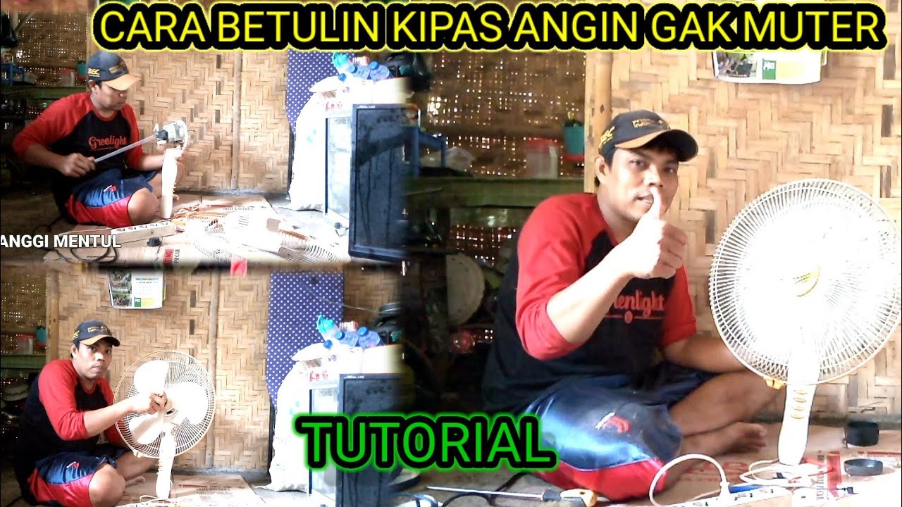 CARA TUTORIAL BETULIN KIPAS ANGIN GAK BISA MUTER - YouTube