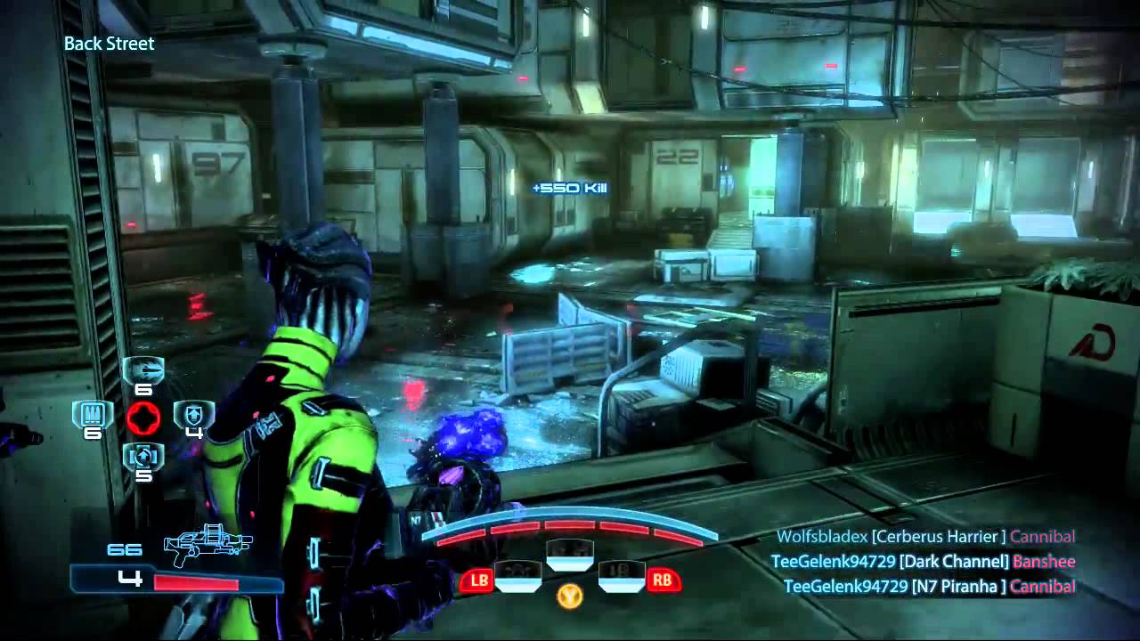 Mass Effect 3 Multiplayer Gameplay - Asari Huntress + Piranha - YouTube