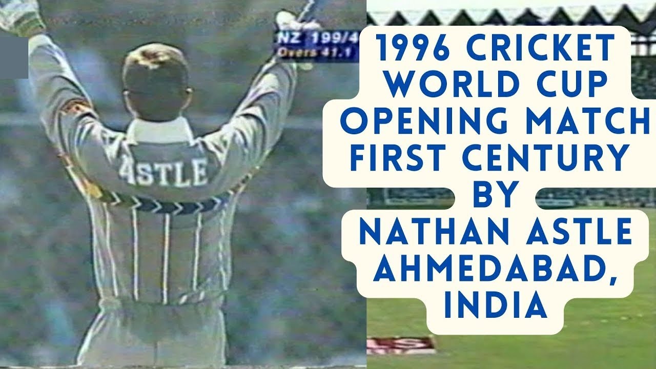 1996 Cricket World Cup | Opening Game | 1st Century scored by New ...