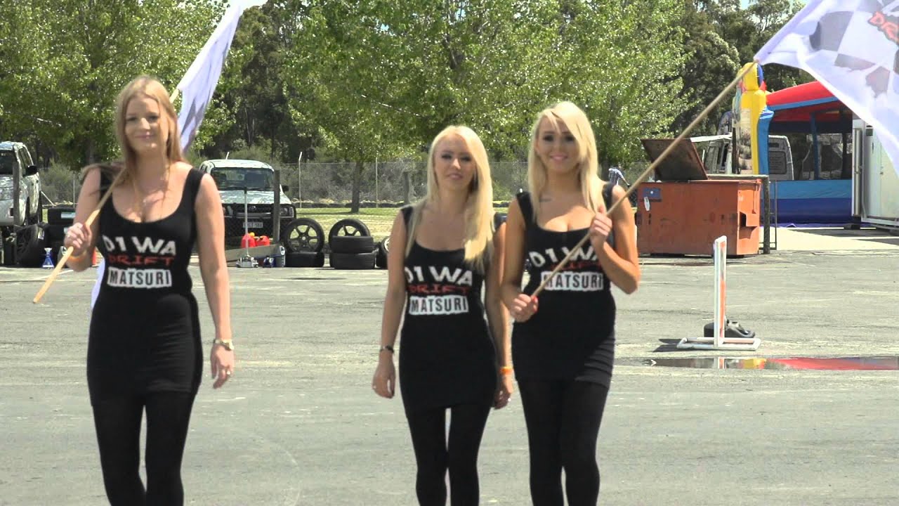 Promo girls in slow mo - YouTube