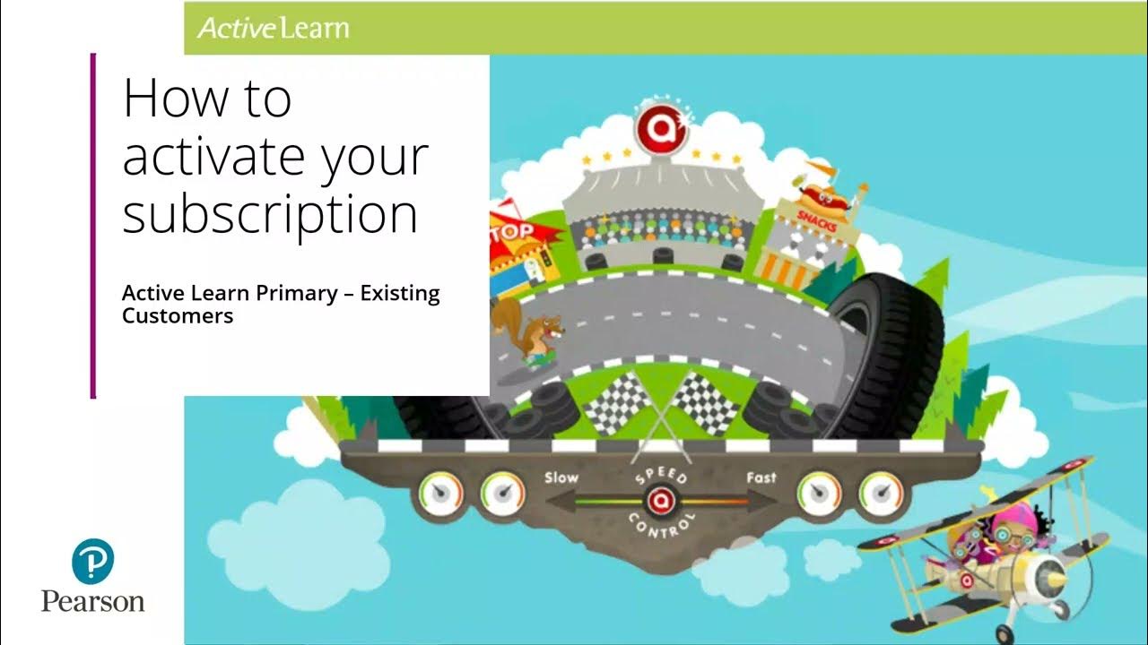 How to activate your ActiveLearn Primary subscription for existing customers - YouTube