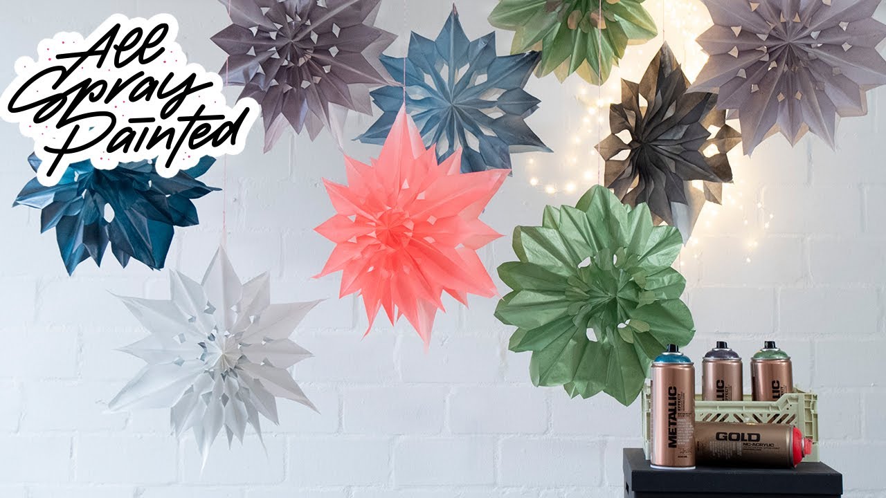 Metallic Paper Stars - YouTube