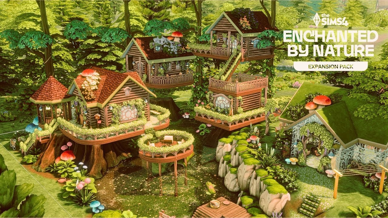 Fairy Tree House🌳 | Enchanted by Nature🧚‍♀️ | Stop Motion Build | The ...