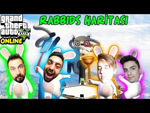 RABBIDS HARİTASI! | EKİPLE GTA 5 ONLINE